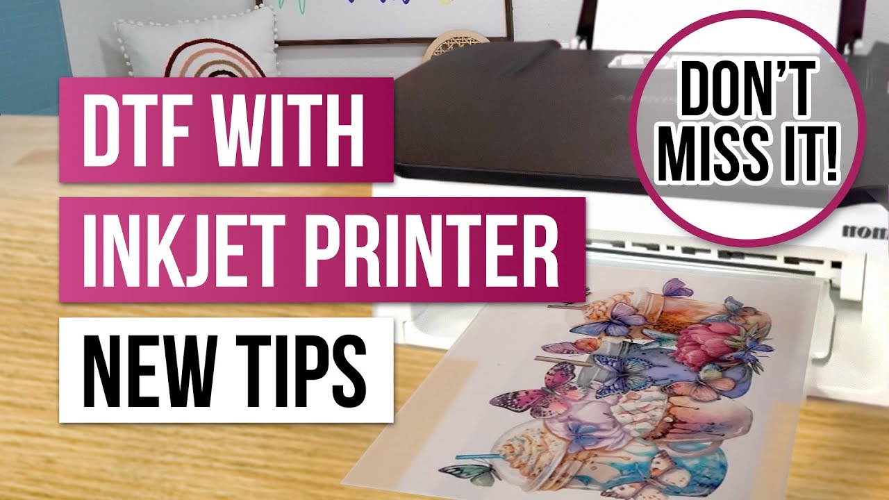 🤩 Ultimate TEST - Updated DTF with Inkjet Printer Hack + Washtest ...