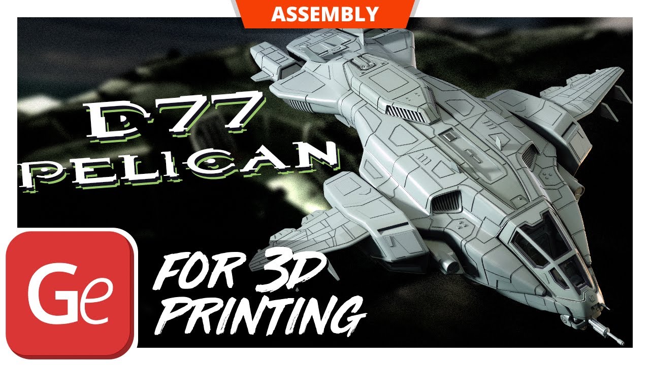 D77 Pelican 3D Printing Model | Assembly by Gambody - YouTube