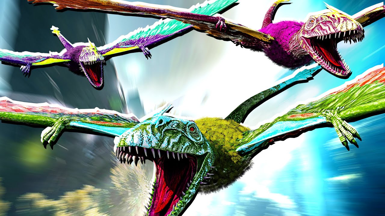 The DEADLY Dimorphodon Pack Of ARK | RAGNAROK Ep6 - YouTube