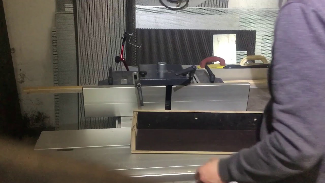 shaper fence storage solution for my felder kf500 - YouTube