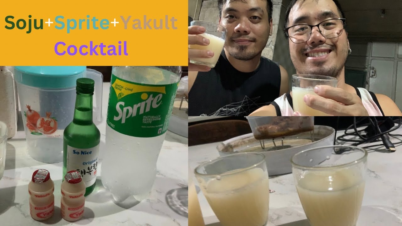 Soju+Sprite+Yakult Cocktail - YouTube