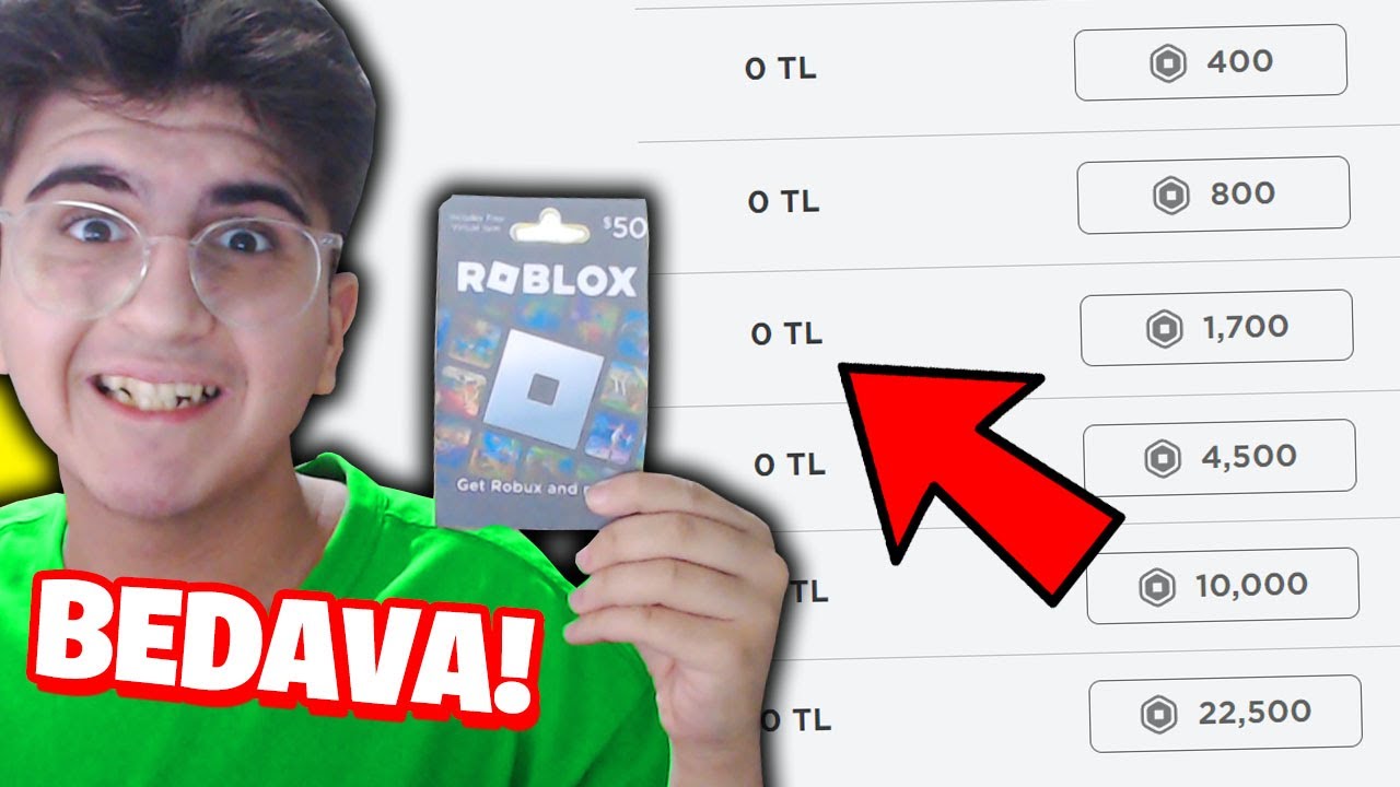 ROBLOX ROBUX FİYAT 'larını BEDAVA YAPTI !? Hızlı OL Robux AL - YouTube