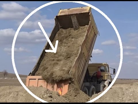KAPAĞIN ÜZERİNDEN DAMPER BOŞALTMA VE DERİN ÇUKURA İNİŞ ANI BUSİNESS MACHİNES