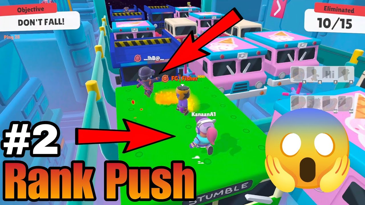 Stumble Guys Rank Push| Stumble Guys Gameplay| S8 Day 02| Fisher Gaming ...