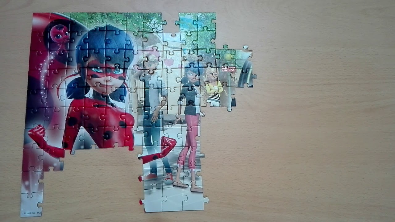 Puzzle Miraculous LadyBug - YouTube