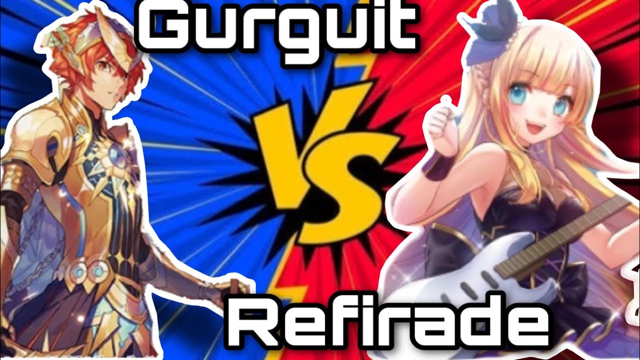 Gurguit Gold Paladin vs Refirade Bermuda // Cardfight!! Vanguard ...