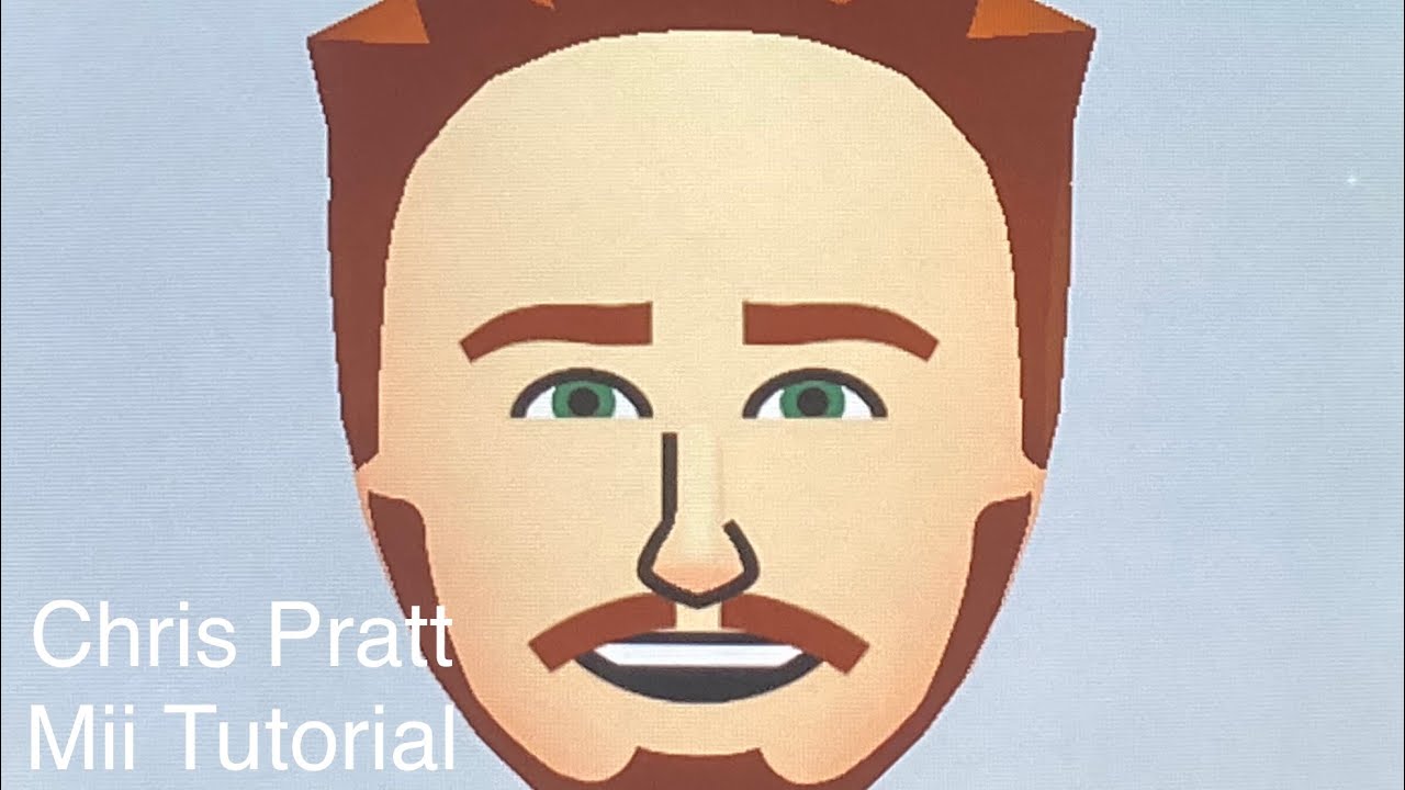Chris Pratt Mii Tutorial - YouTube
