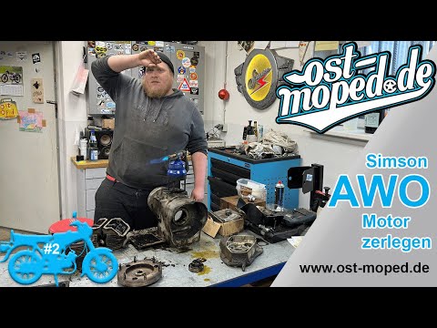 Simson AWO 425T | Folge 2 | Motor zerlegen - Eichi ist am Ende! | ost-moped.de