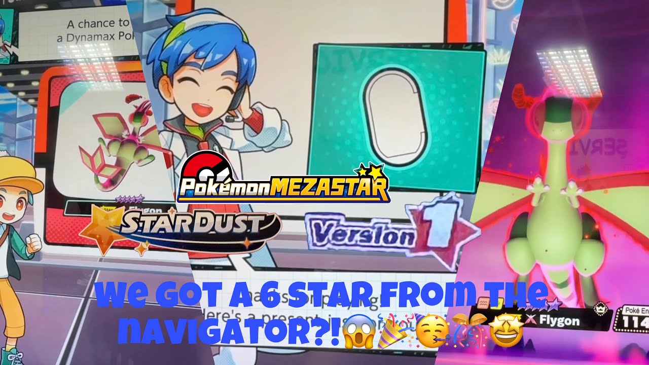 *MALE NAVIGATOR GIVES A 6*?! ALSO DYNAMAX FLYGON HAS APPEARED ...
