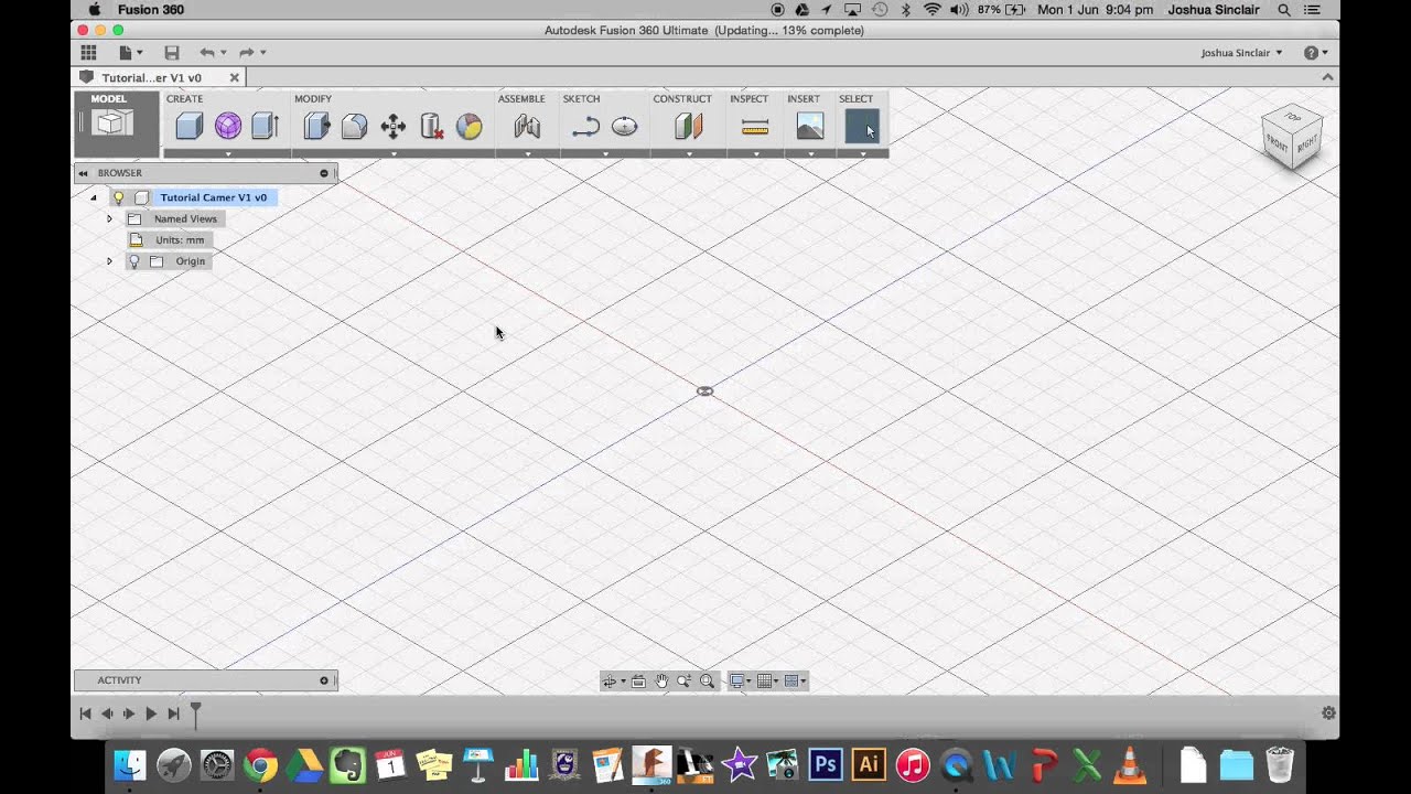 1 Fusion 360 Layout and Saving - YouTube