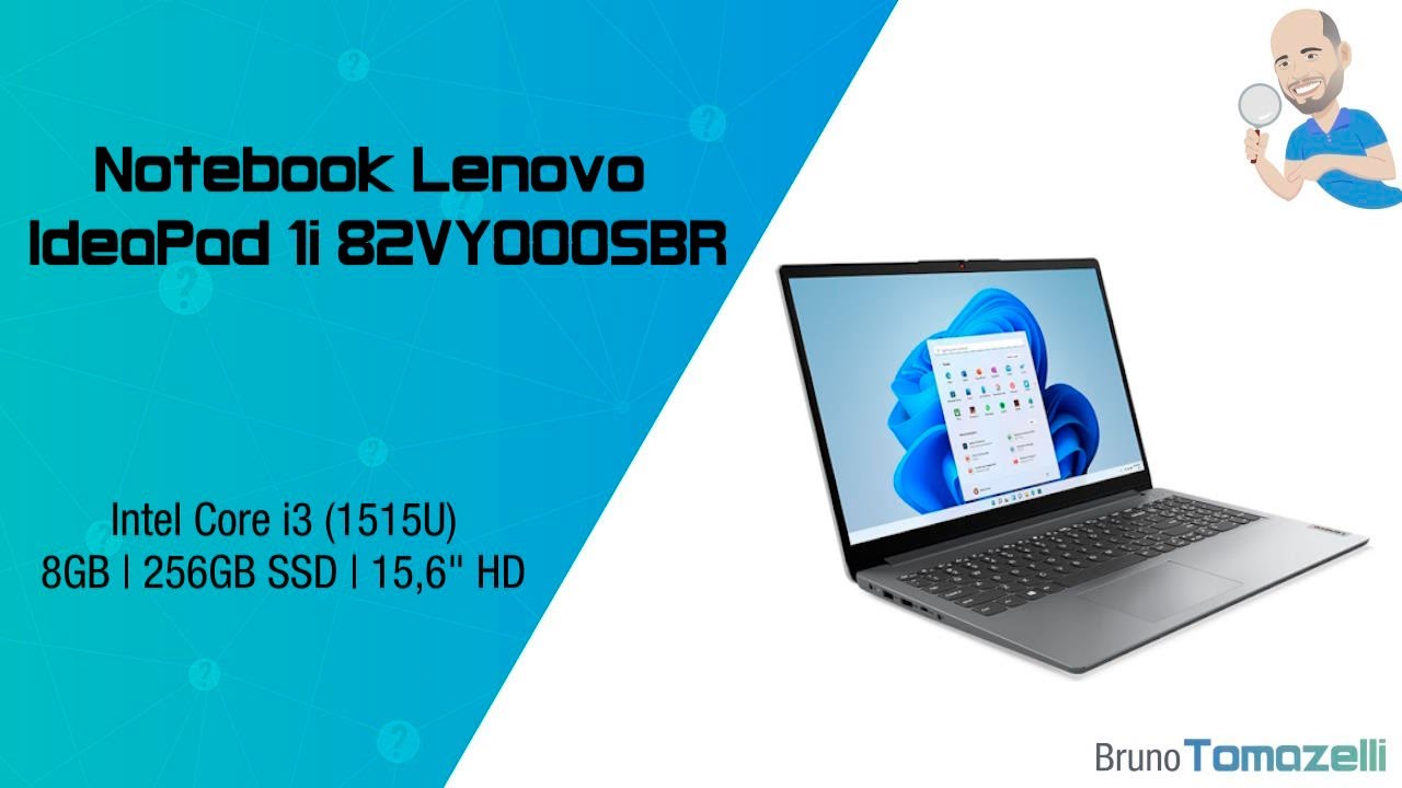 Lenovo IdeaPad 1i 82VY000SBR | Bom Notebook para uso básico 2025 - YouTube