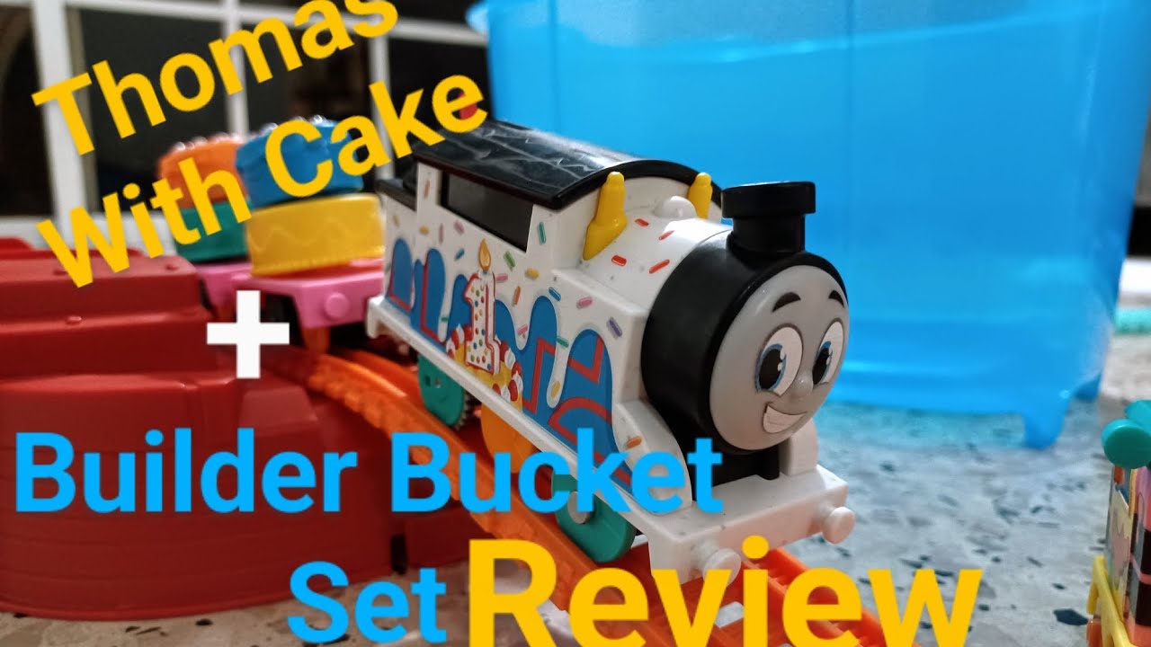 DJR:Trackmaster Builder Bucket set and AEG Motorized Wobbly Cake Thomas ...