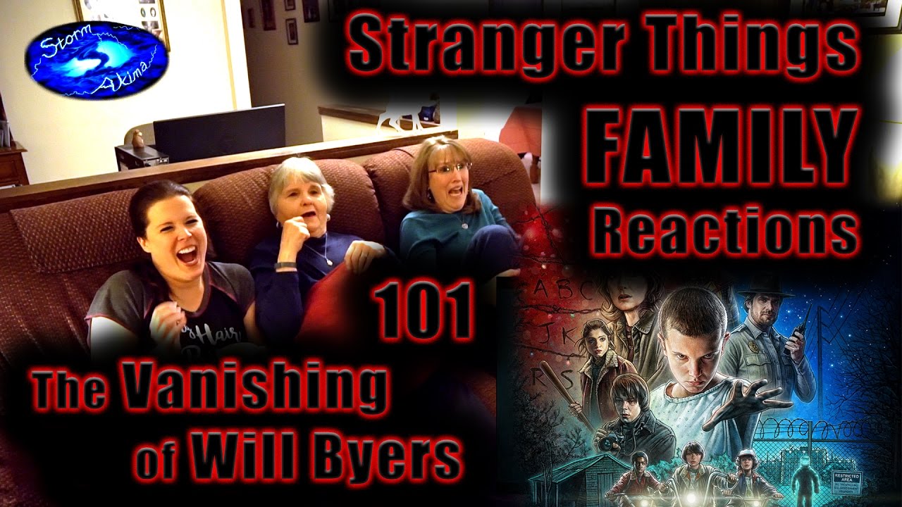 Stranger Things | FAMILY Reactions | PREMIERE | 101 | The Vanishing of ...