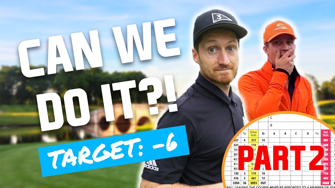 CAN WE SHOOT -6 AFTER 9 HOLES WITH SEB ON GOLF?! | SCRAMBLE | PART 2 ...