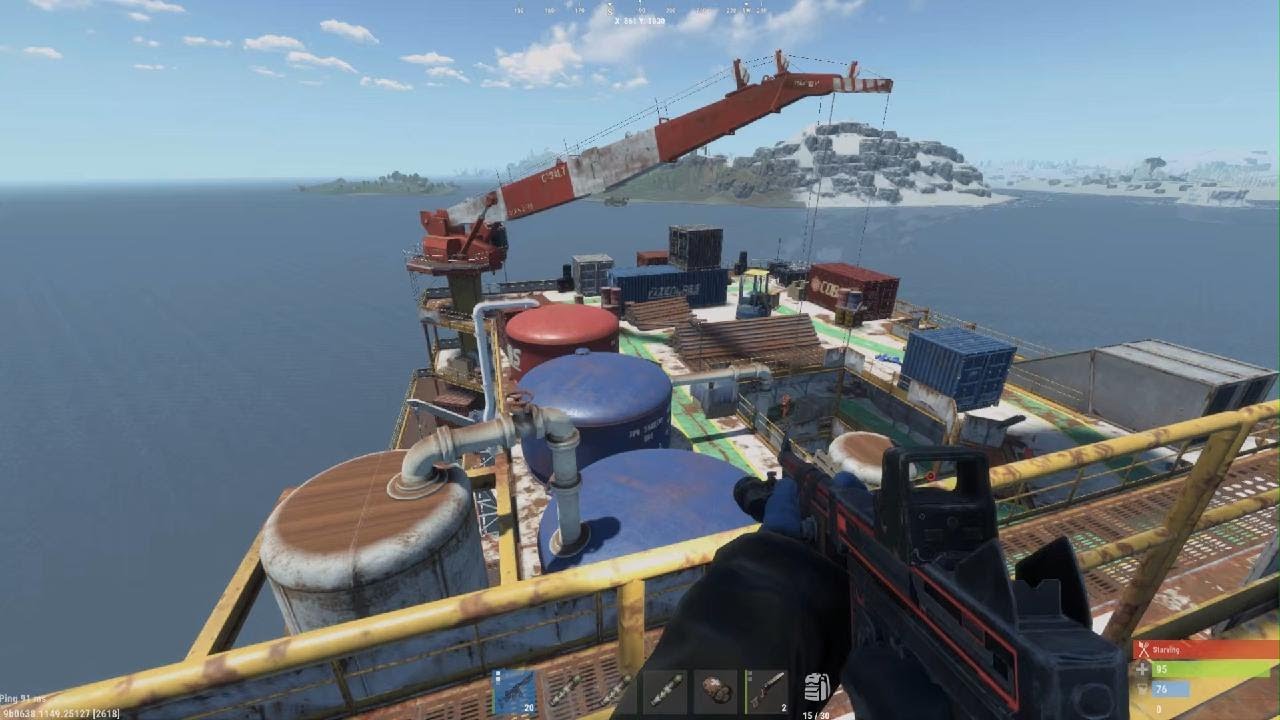 Rust large oil airdrop - YouTube