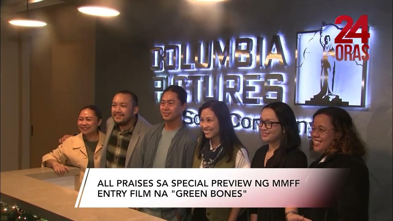 Good reviews sa special preview ng MMFF entry film na "Green Bones" | 24 Oras - YouTube