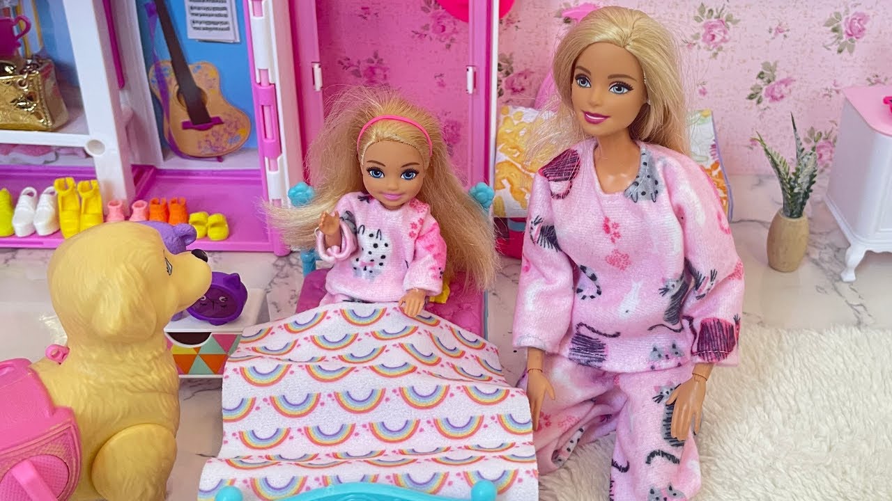 BARBIE CHELSEA MORNING ROUTINE 🏠 - YouTube