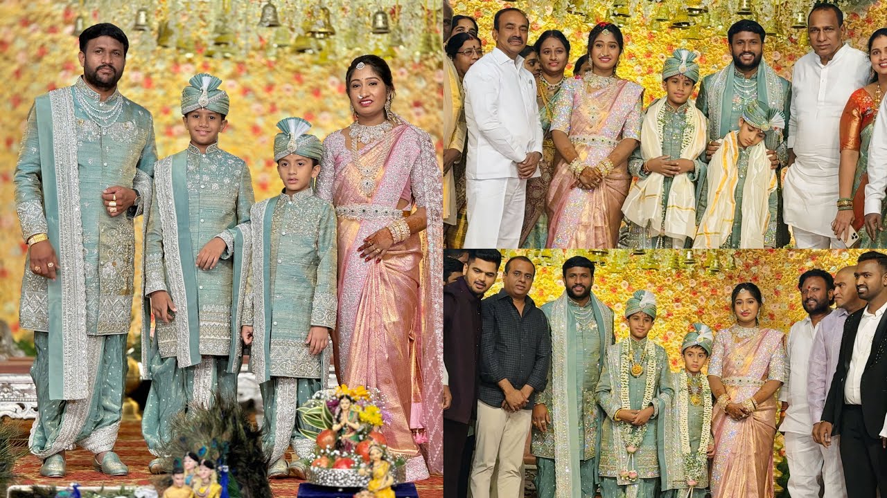 Dammaiguda Ex Councillor Vasupathi Ramesh Goud Son’s Dhoti Ceremony ...