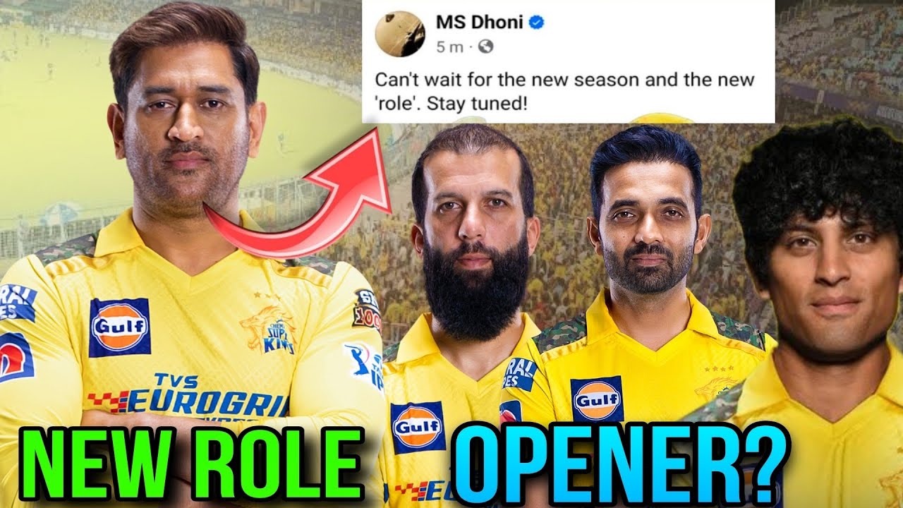 WHO WILL BE NEW OPENER FOR CSK ?? | MS DHONI NEW ROLE IN CSK | OPENERS ...