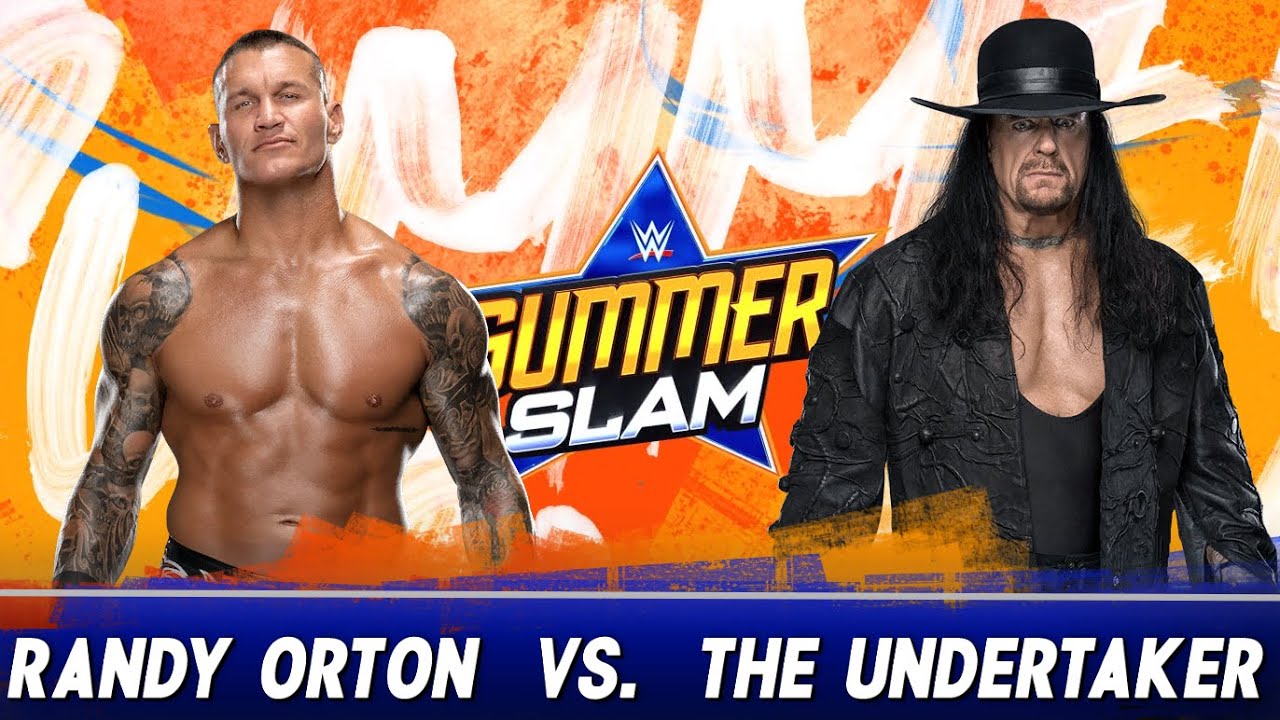 Summer Slam : The Undertaker vs Randy Orton - One on One full match ...