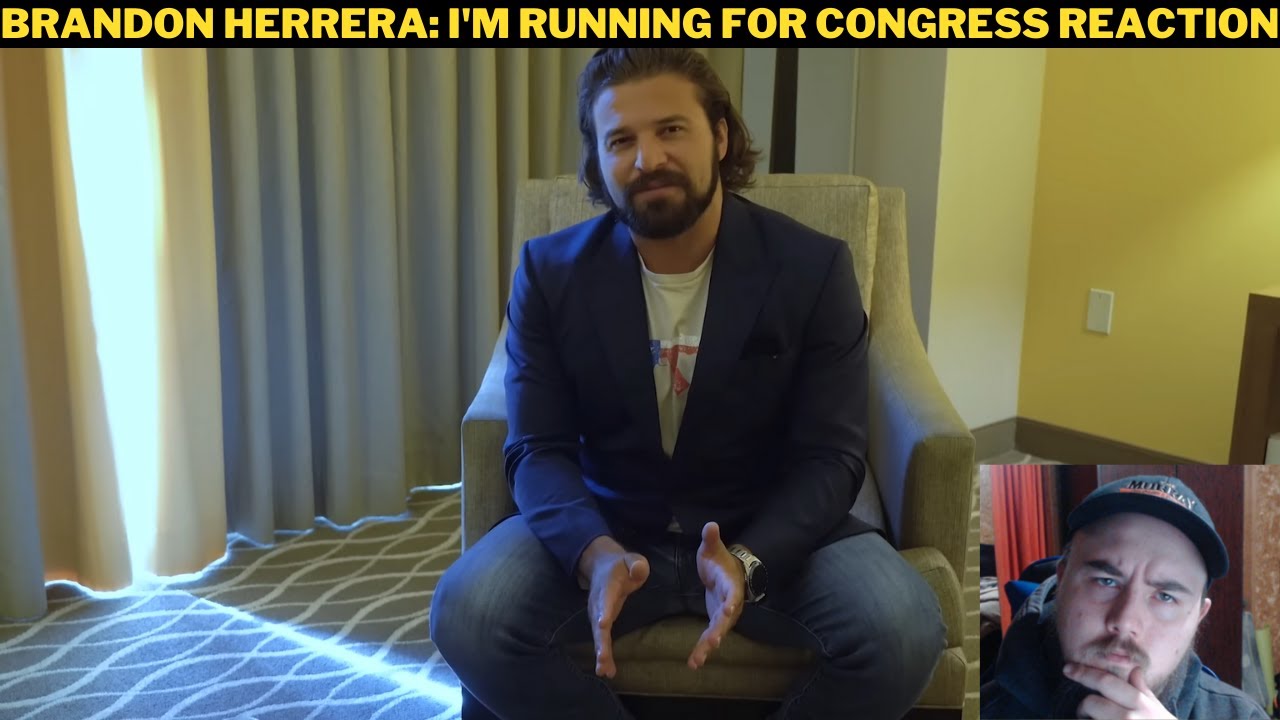 Brandon Herrera: I'm Running For Congress Reaction - YouTube