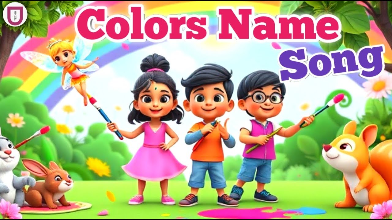 रंगों के नाम | Colour's Name Song | Best Hindi Rhymes for Kds ...