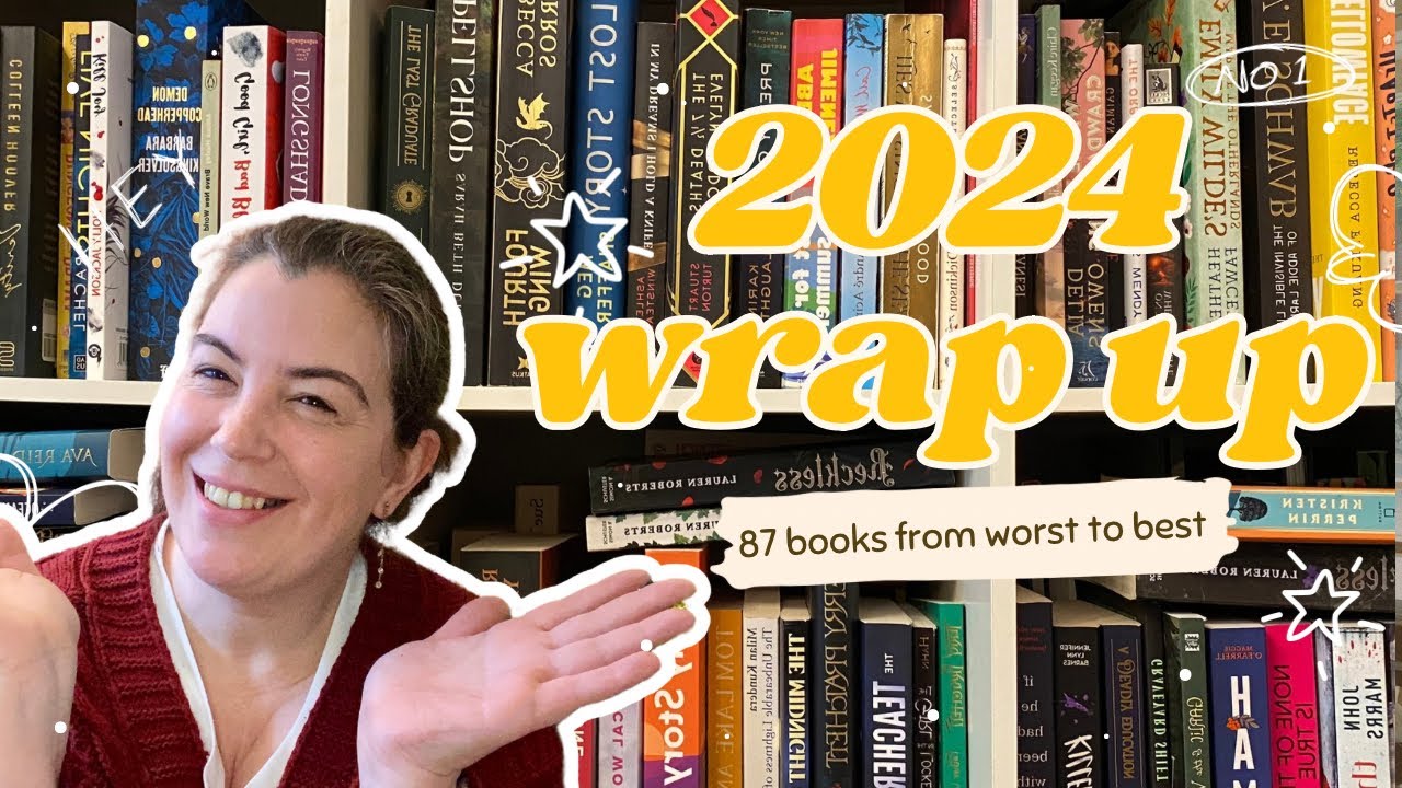 🥳2024 reading wrap up📚 Ranking 87 books from worst to best 🥇 - YouTube