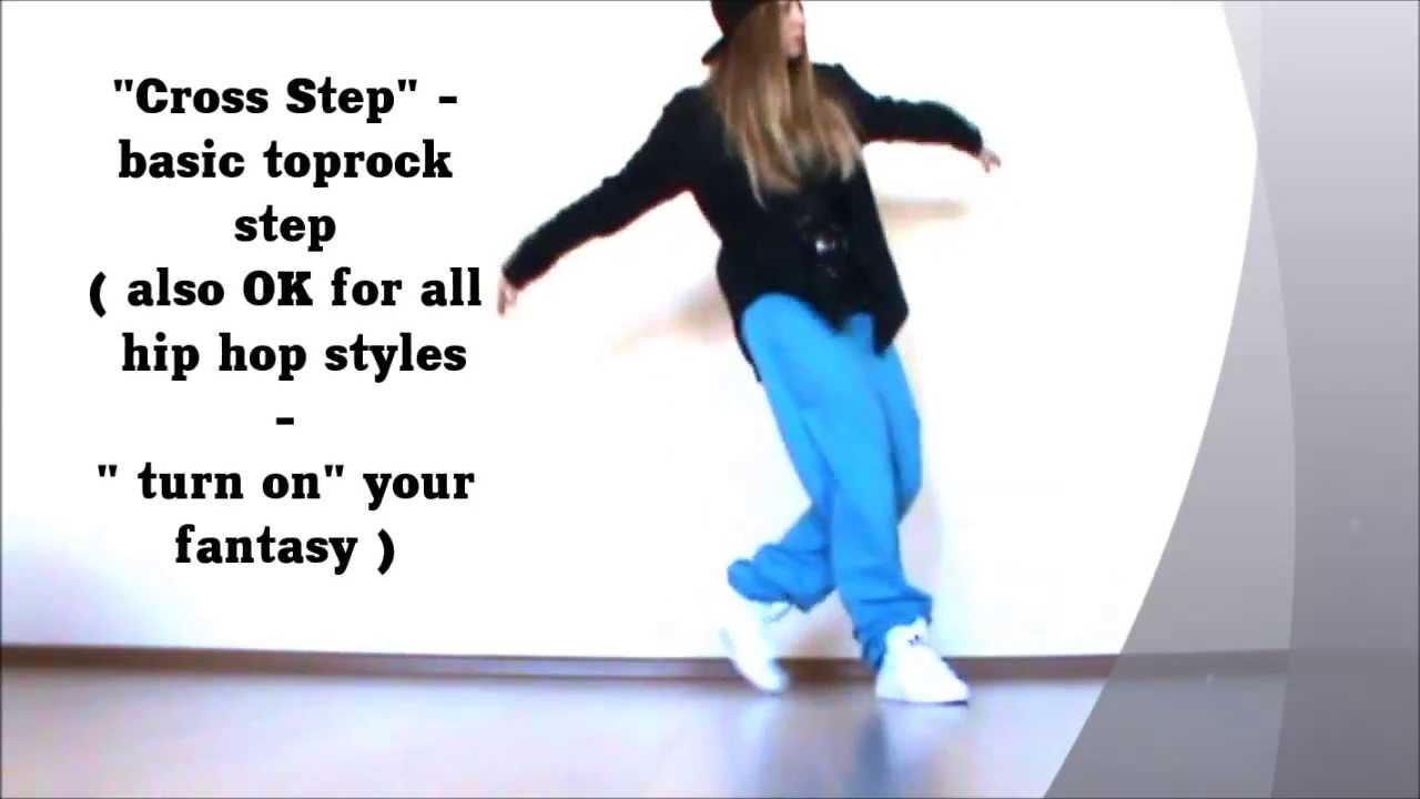 Basic Cross Step.Easy Hip Hop Lesson /TOPROCK/ by EHABY/ - YouTube