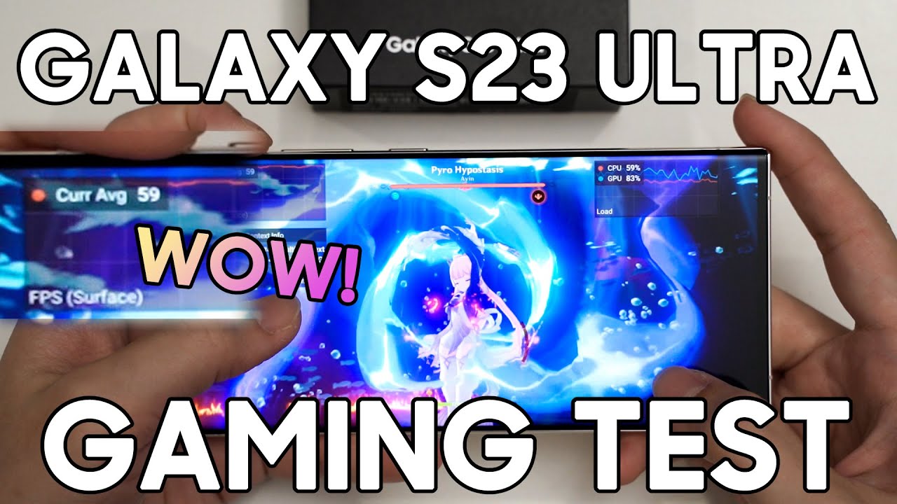 Gaming Test - Samsung Galaxy S23 Ultra with Snapdragon 8 Gen 2 - YouTube
