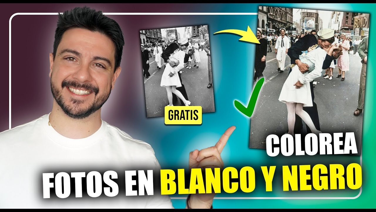 Descubre como COLOREAR FOTOS ANTIGUAS en BLANCO Y NEGRO 🎨 Con IA - YouTube