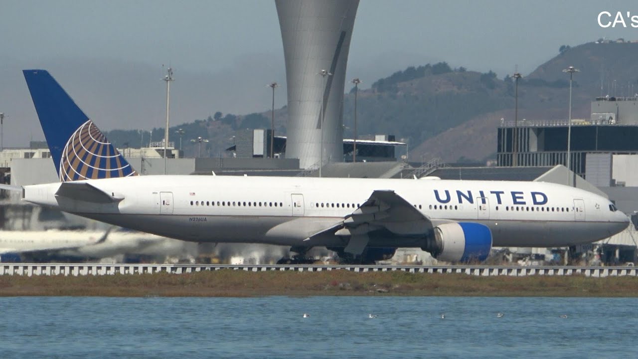 (4K) SPLENDID DAY at SFO - San Francisco | Plane Spotting - YouTube