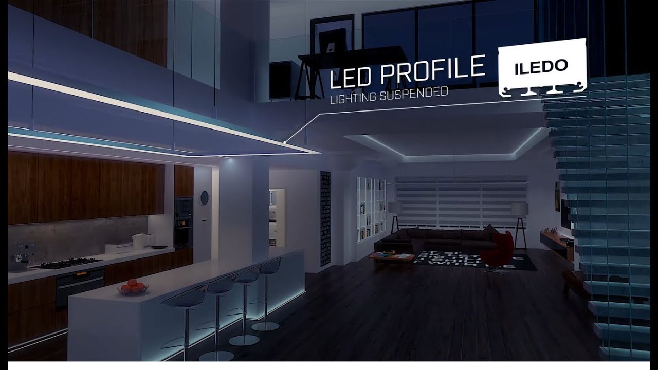 Profile "ILEDO" LUMINES | LED lights installation | Mounting of LED ...