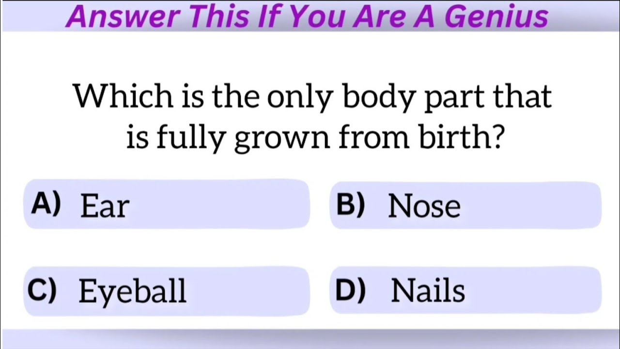 5 General Knowledge Quizzes | How Many Can You Answer | MKF Quizzes # ...