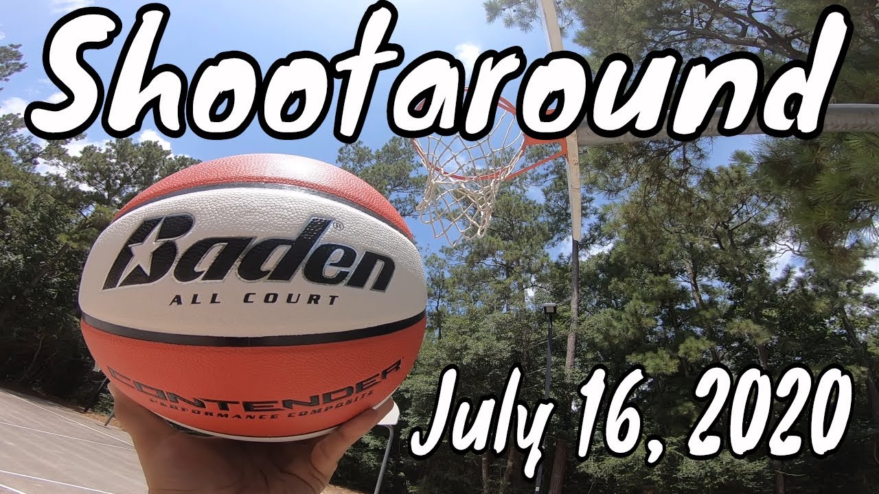 🏀 Basketball Shootaround | Baden Contender Red & White Basketball ...