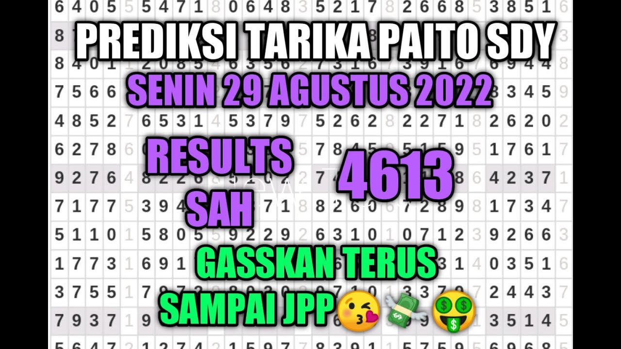 PREDIKSI SYDNEY 29 Agustus 2022 | tarikan paito sidney hari ini | rumus ...