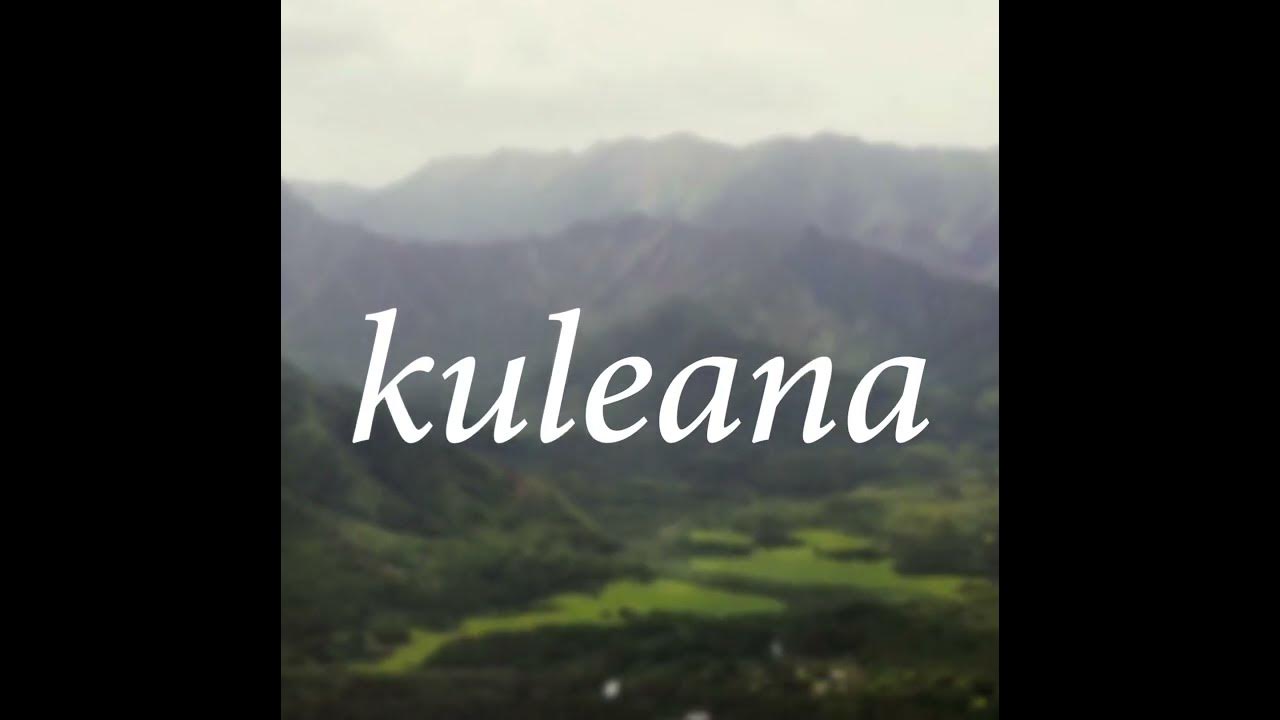 Hawaiian Word of the Week: Kuleana - YouTube