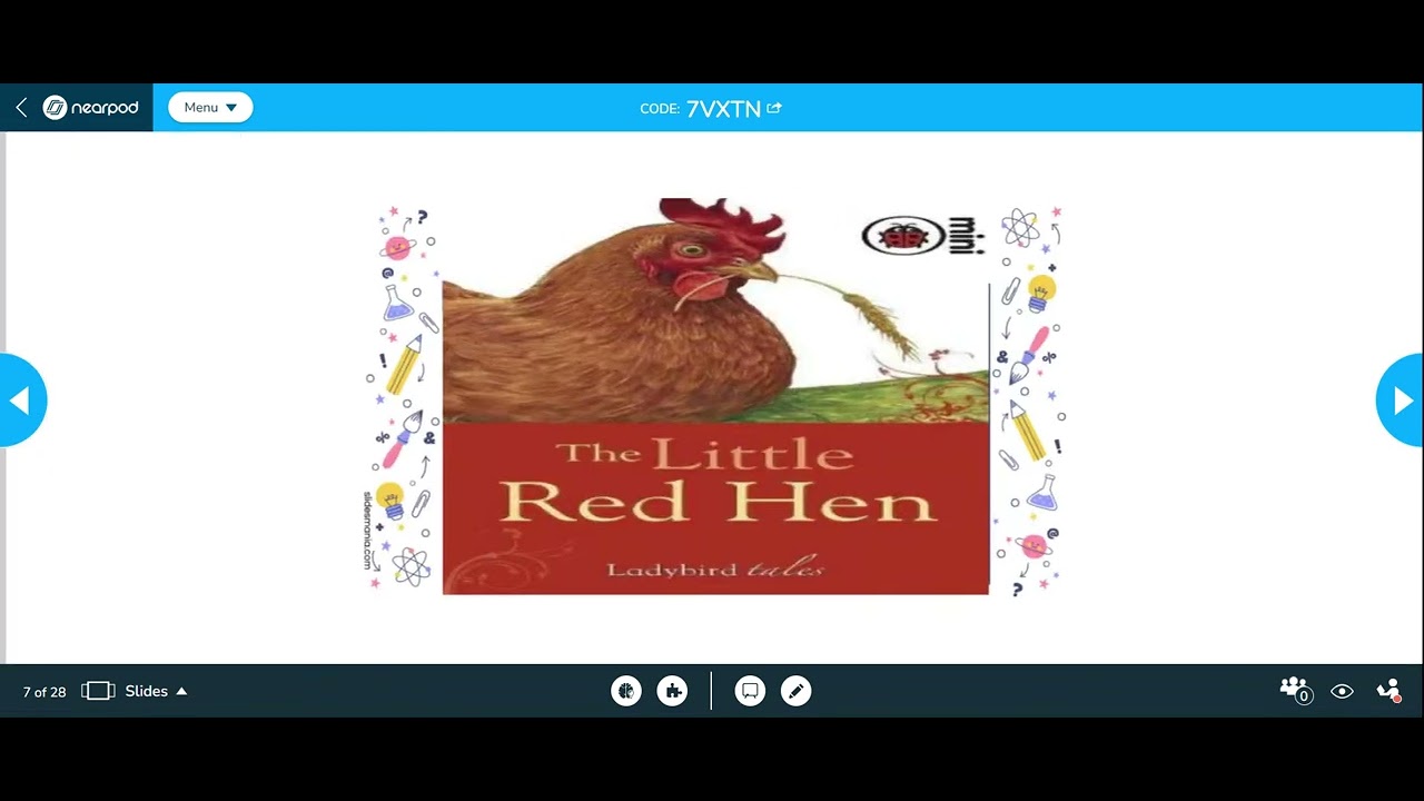 The Little Red Hen- Read Aloud & Discussion (Characters & Predictions ...