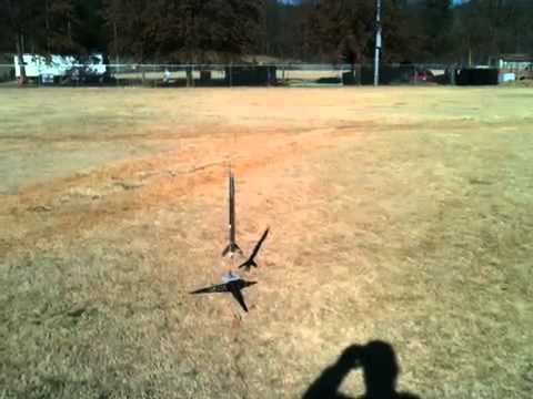 Estes Metalizer Rocket Launch - YouTube
