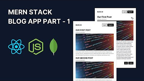 Build a Full-Stack Blog App using MERN ( React, Node, Mongo, Express) - YouTube