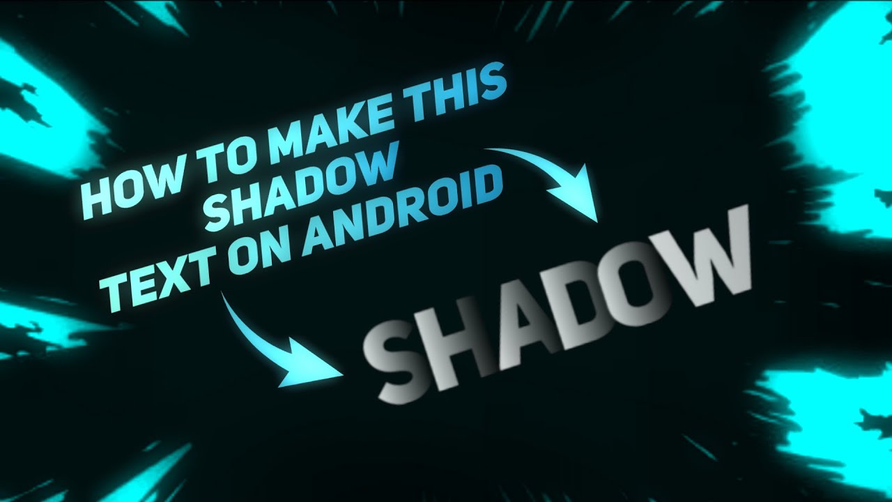 How To Make Shadow Text In Android PixeLab Tutorial PixelGFX YouTube How To Make Shadow Text In Android PixeLab Tutorial PixelGFX YouTube