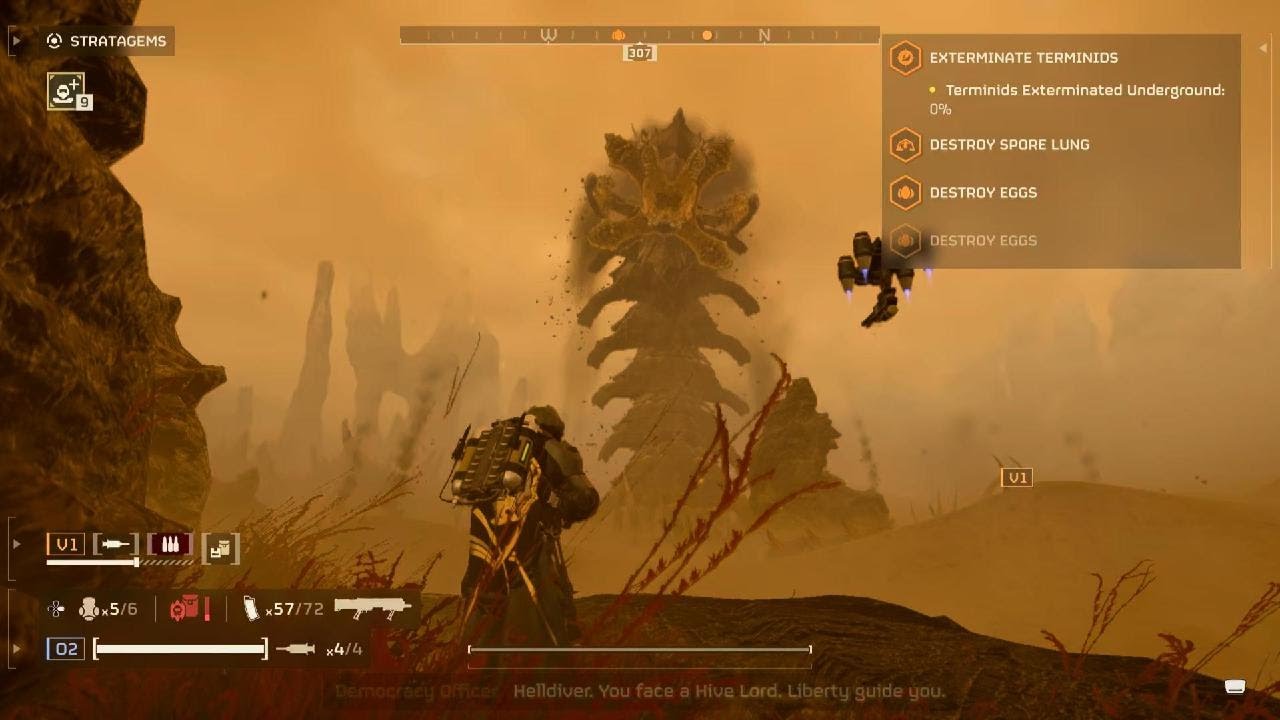 HELLDIVERS 2: First Hive Lord 🪱 Encounter!!! - YouTube