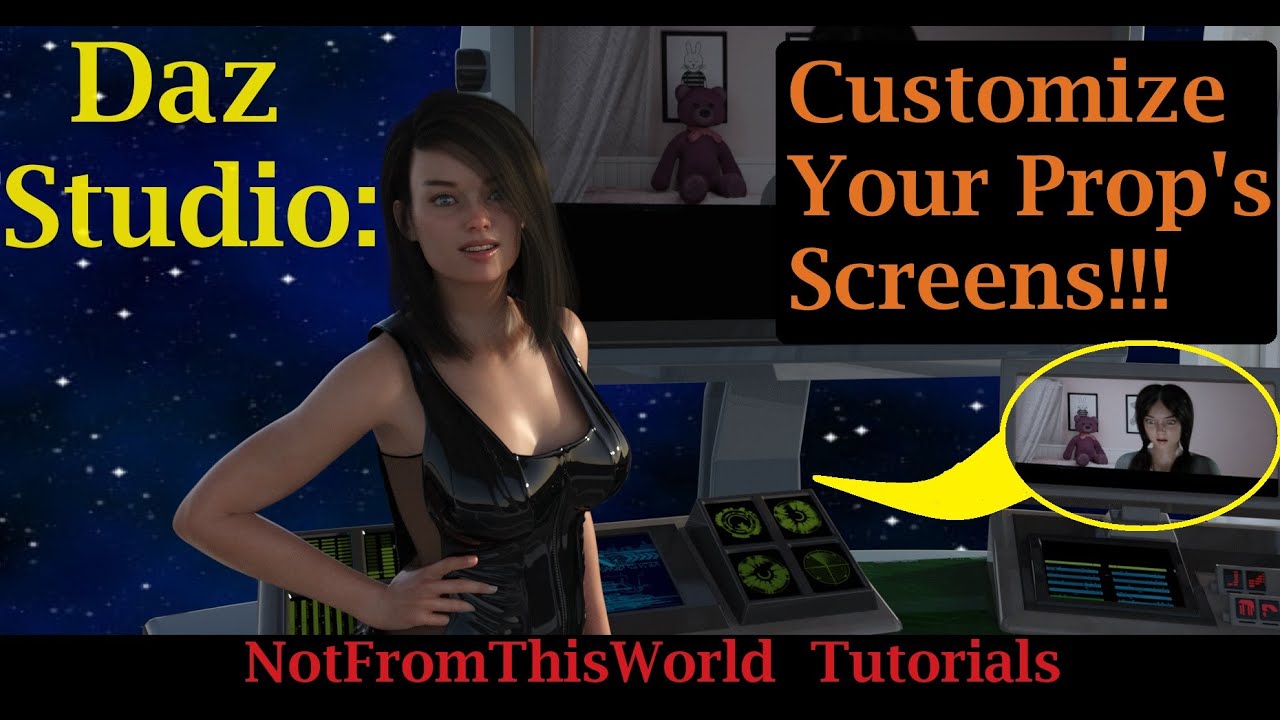 Daz Studio: CUSTOMIZING YOUR PROP SCREEN! - YouTube