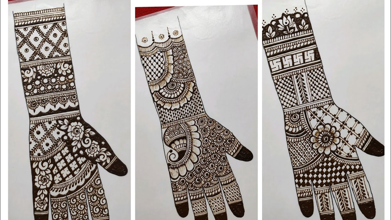 Beautiful Frand Hand Mahndi Design ll New Mahndi Design For Full Hand ...