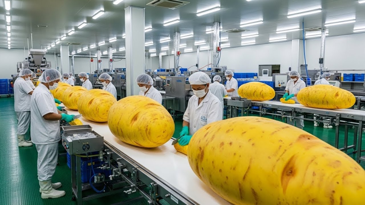 Inside a Modern Potato Chip Factory: From Whole Potatoes to Perfectly ...