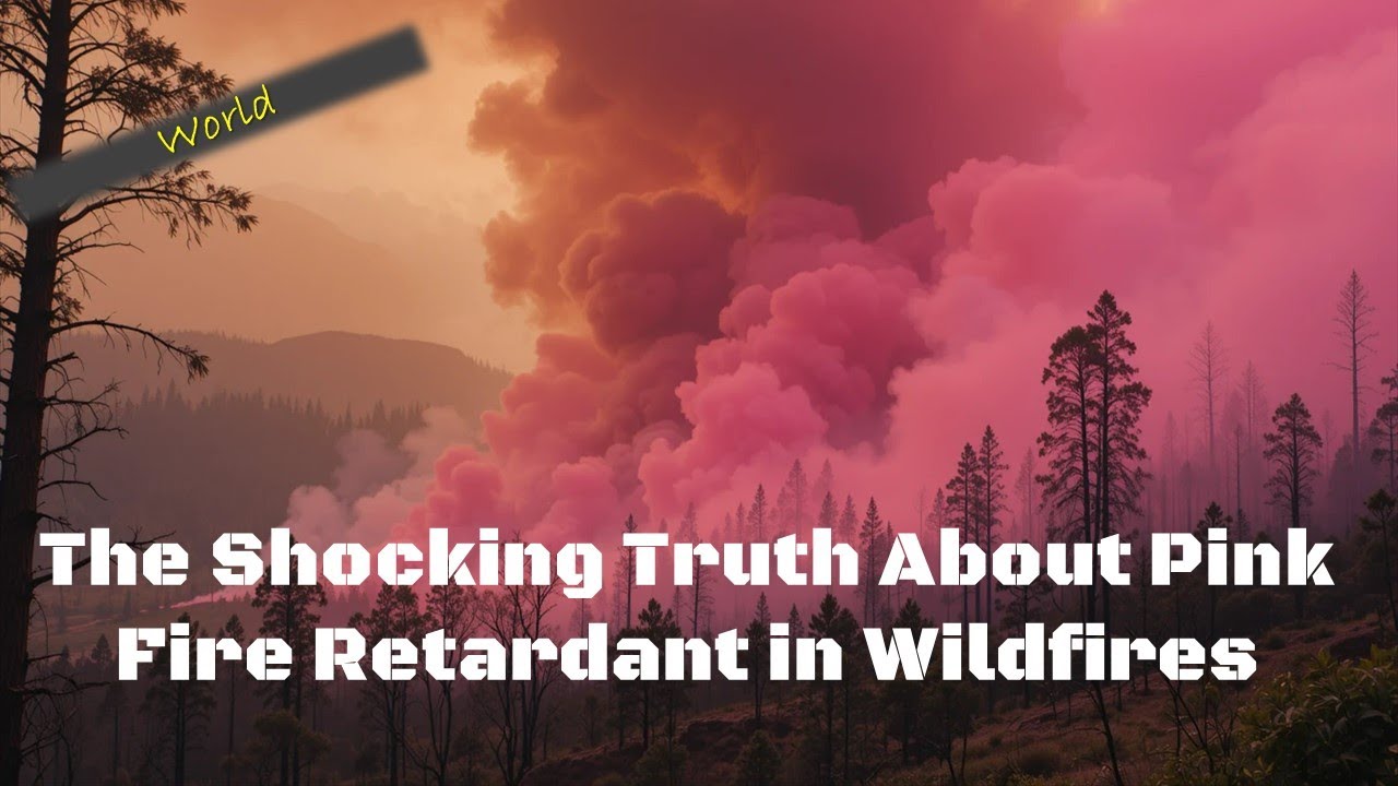 The Shocking Truth About Pink Fire Retardant in Wildfires #World - YouTube