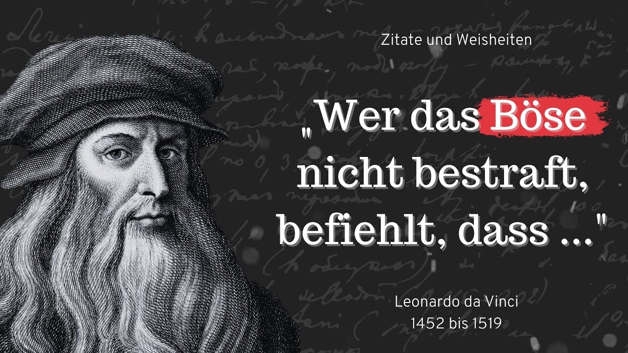 Leonardo da Vinci : Zitate und Aphorismen, die dich zum nachdenken ...