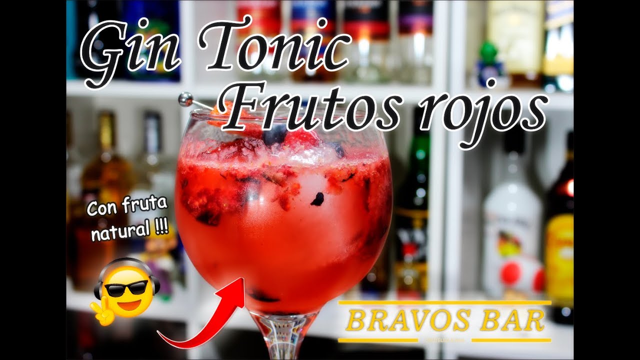 Así preparo un GIN TONIC DE FRUTOS ROJOS 🍒🥃🍒🍹 - YouTube