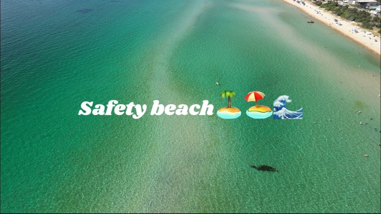🇦🇺Stunning Aerial Views of Safety Beach, Dromana | Crystal Clear Waters ...