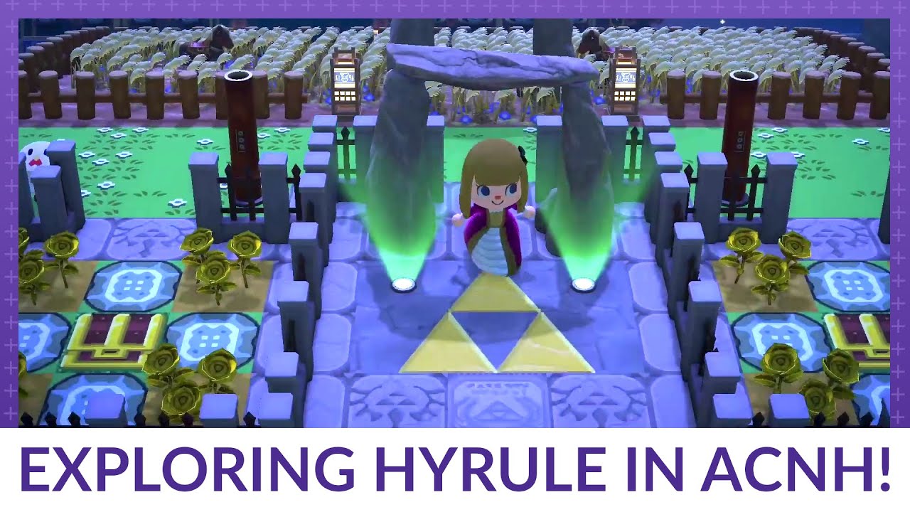 MAGICAL Hyrule Island 😍 (Animal Crossing New Horizons Legend Of Zelda ...