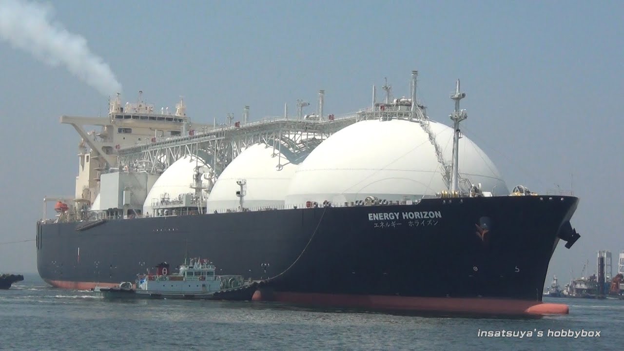 ENERGY HORIZON LNGタンカー LNG TANKER SHIP - YouTube